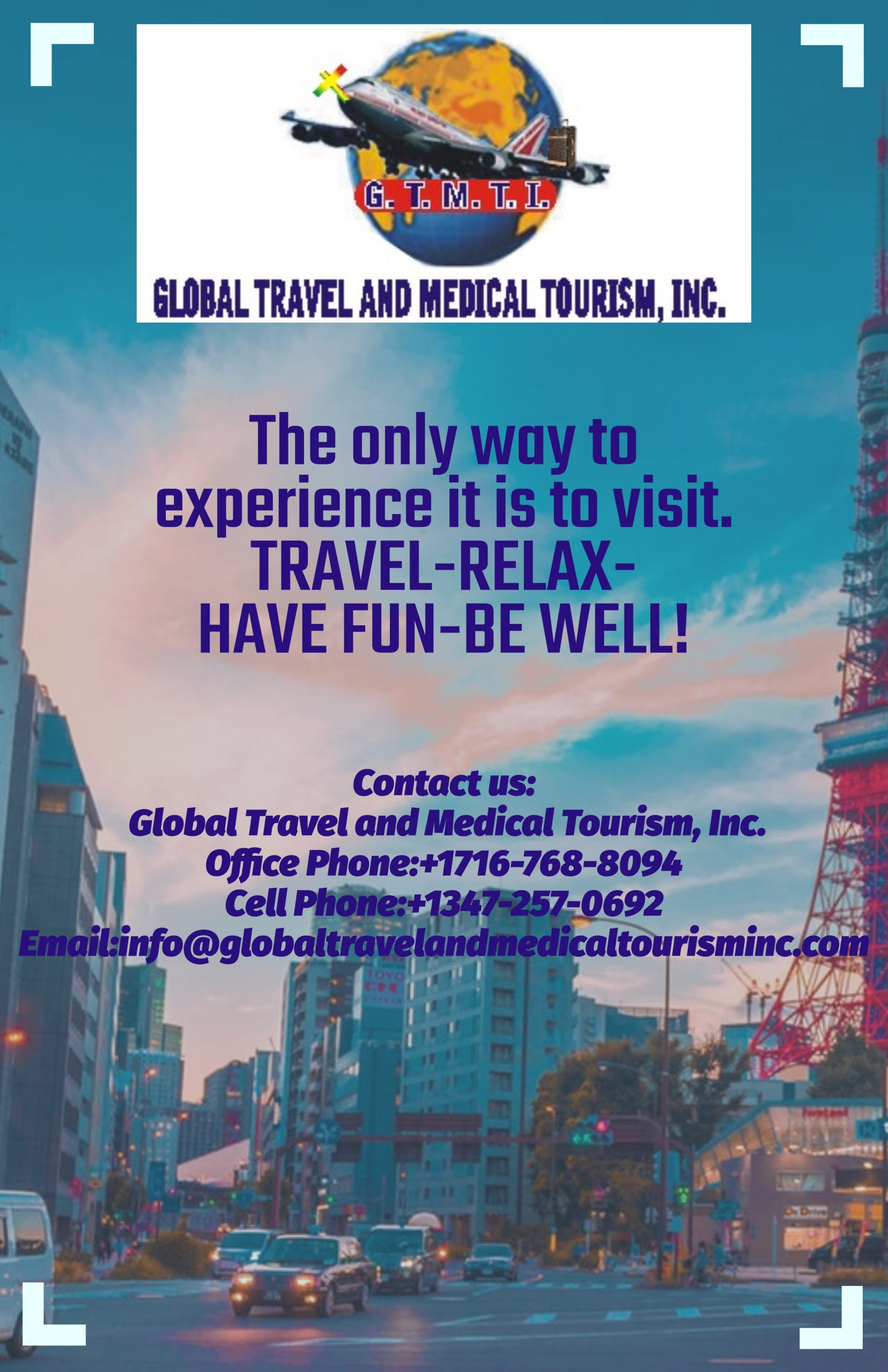 Home - GLOBAL TRAVEL AND MEDICAL TOURISM ,INC.
